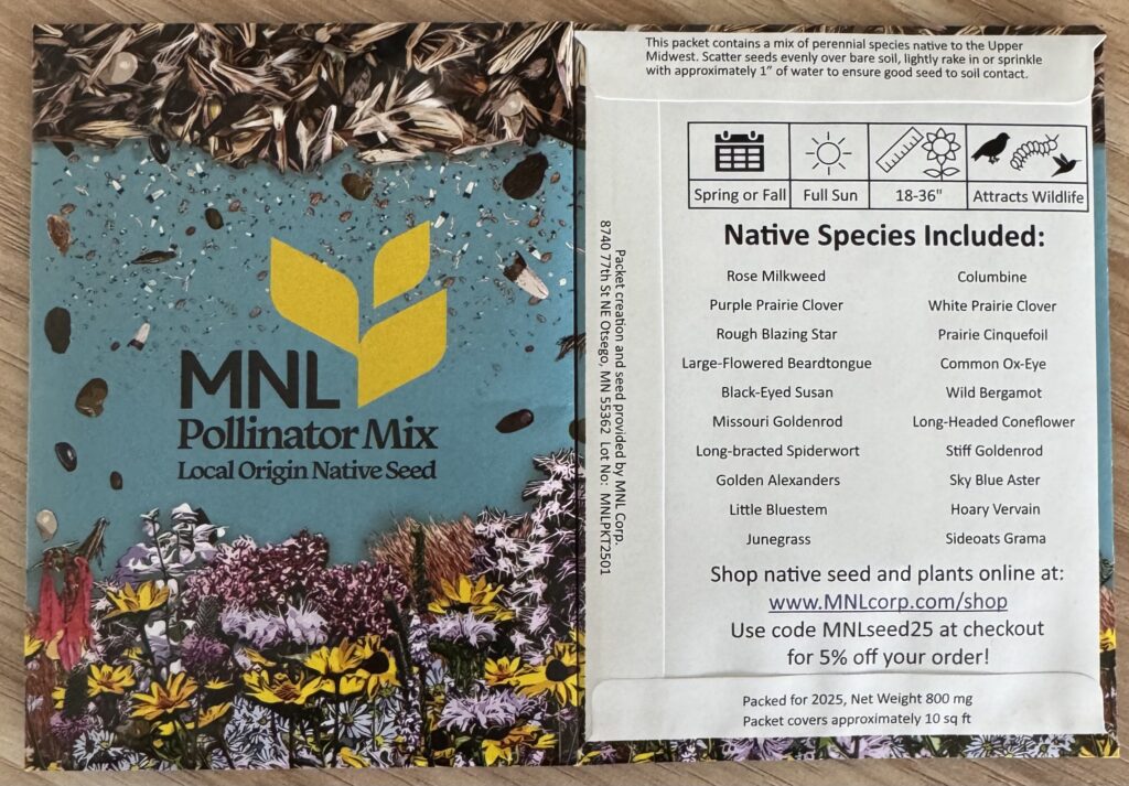 Bundle of MNL Small Pollinator Packets